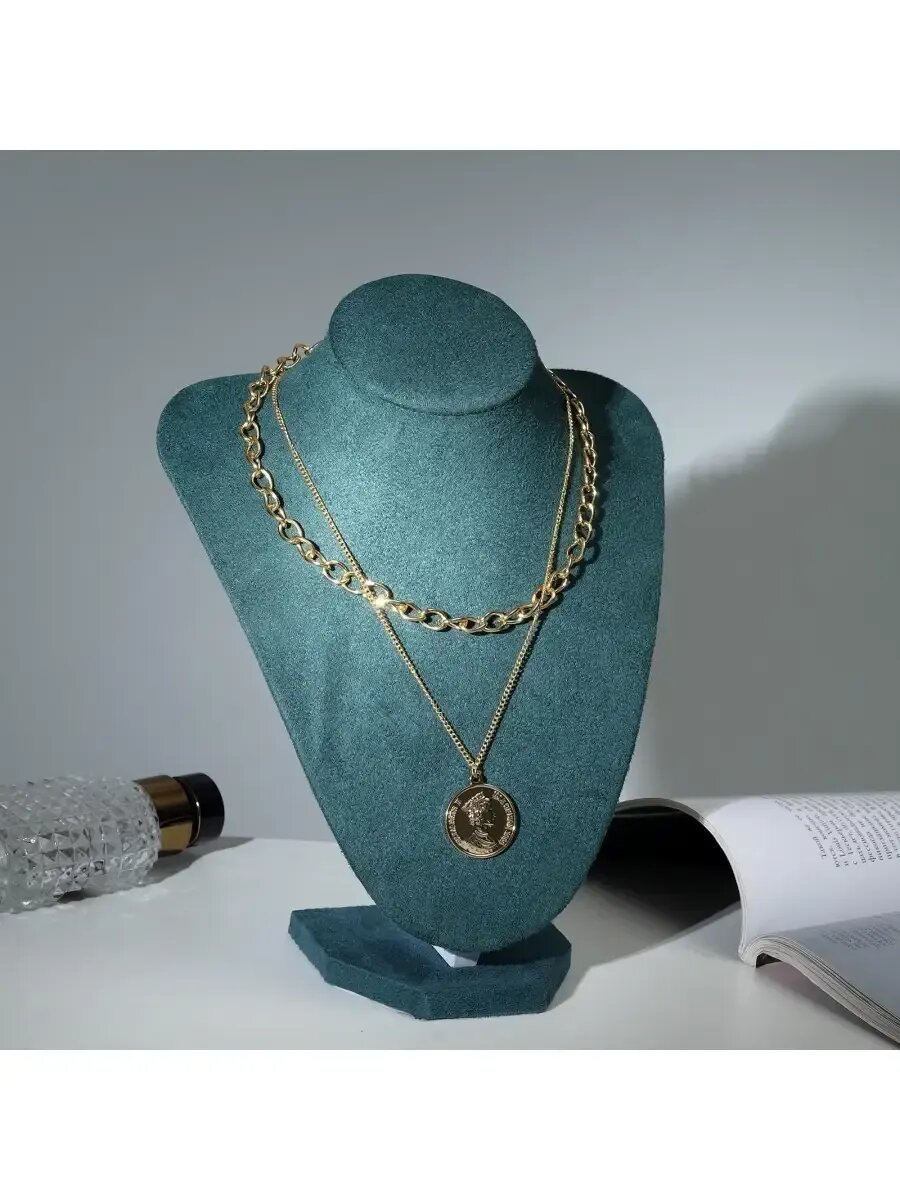 Бюст, подставка для украшений, 17х10х13,5 см