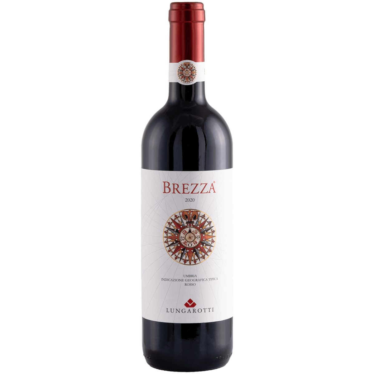 Вино Lungarotti "Brezza" Rosso, Umbria IGT, красное, полусухое, 0,75 л