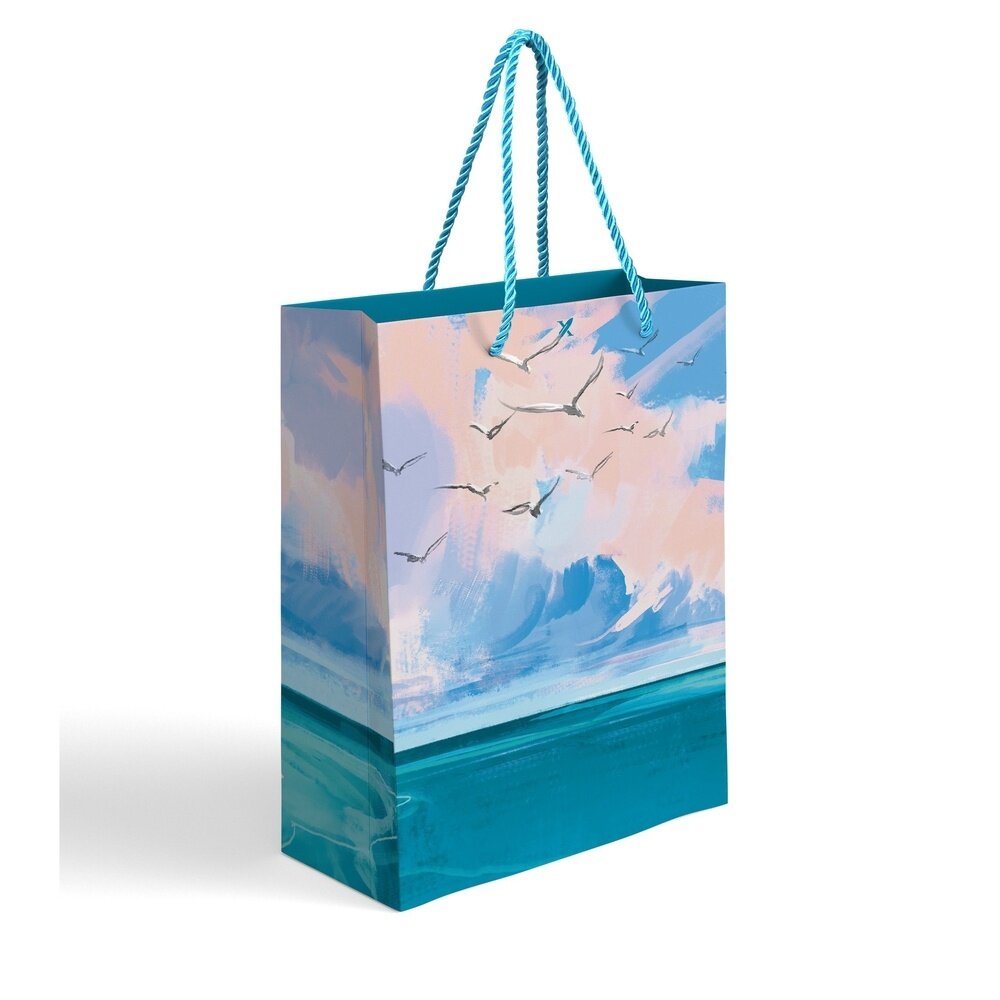 Подарочный пакет LOREX малый, GIFT BAG FLUFFY SKY, размер 18х23х10 см (LXGBMD-FS)