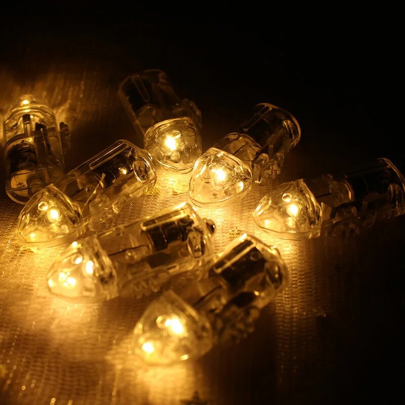 Светодиодная гирлянда с теплым светом, 30 LED, 4-14"