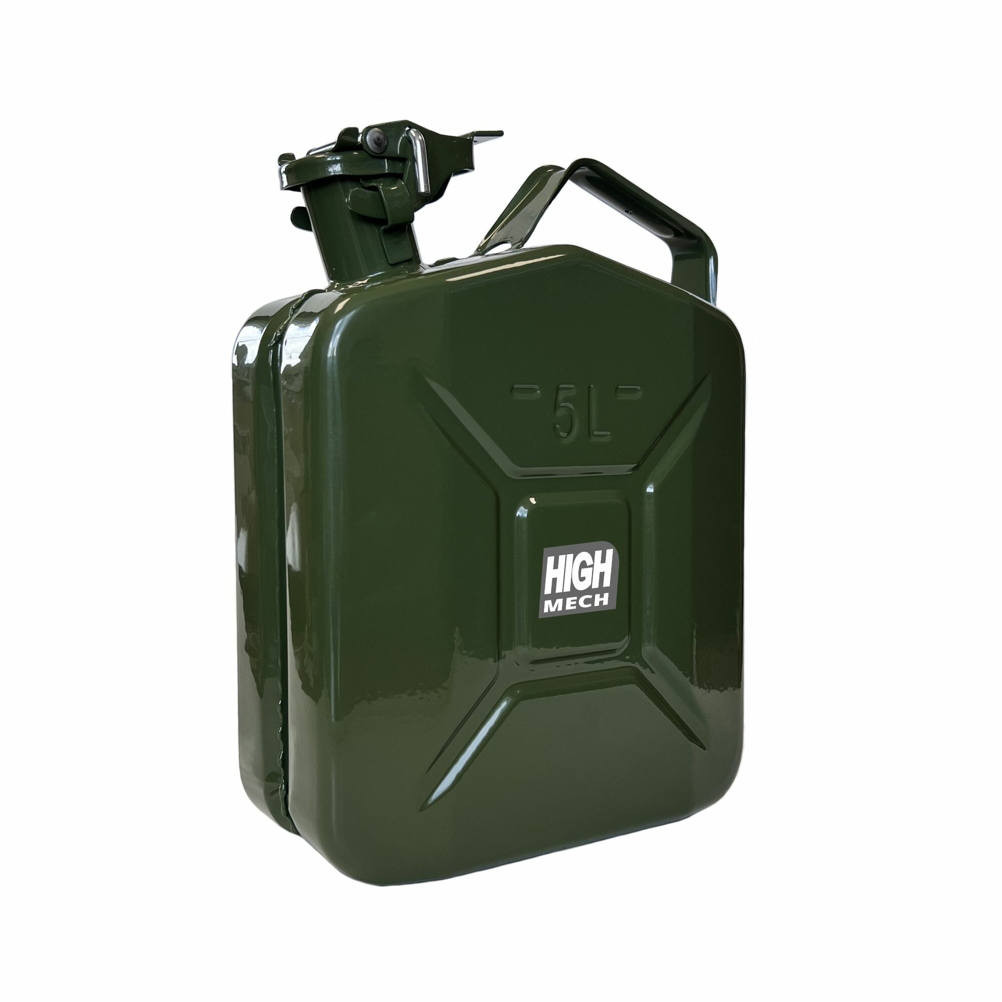 Канистра Premium HM5, 5 литров, металл 0,7 мм, для бензина, ГСМ