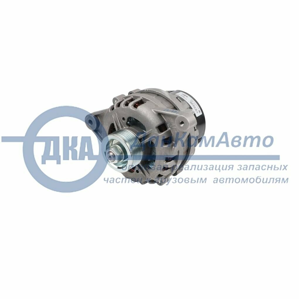 Генератор 80А Евро-2 поликлиновый шкив КЗАТЭ (ЗиТ, Самара) а/м КАМАЗ