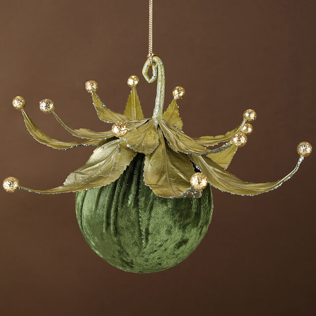 Винтажный елочный шар Инворио 23 см, Winter Deco, 2007345