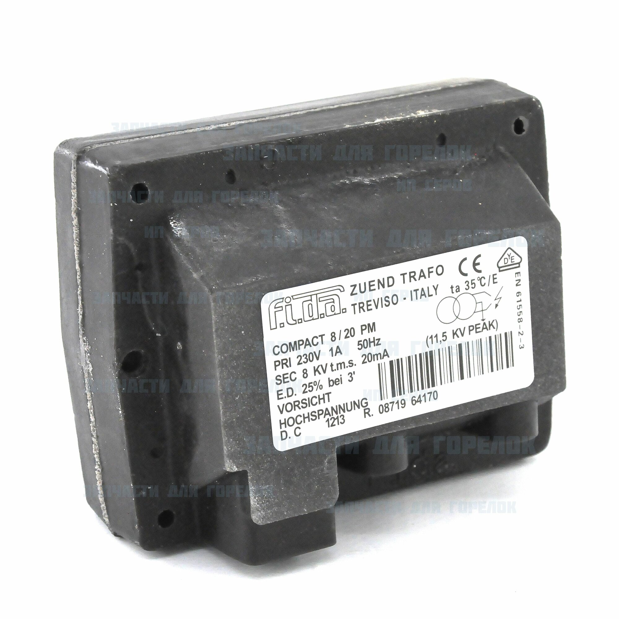 Трансформатор FIDA COMPACT арт. TE084D (3003847, 65323226, 65323227 TE054D,0005020030 2170301 65013736) запчасти и аксессуары для котлов