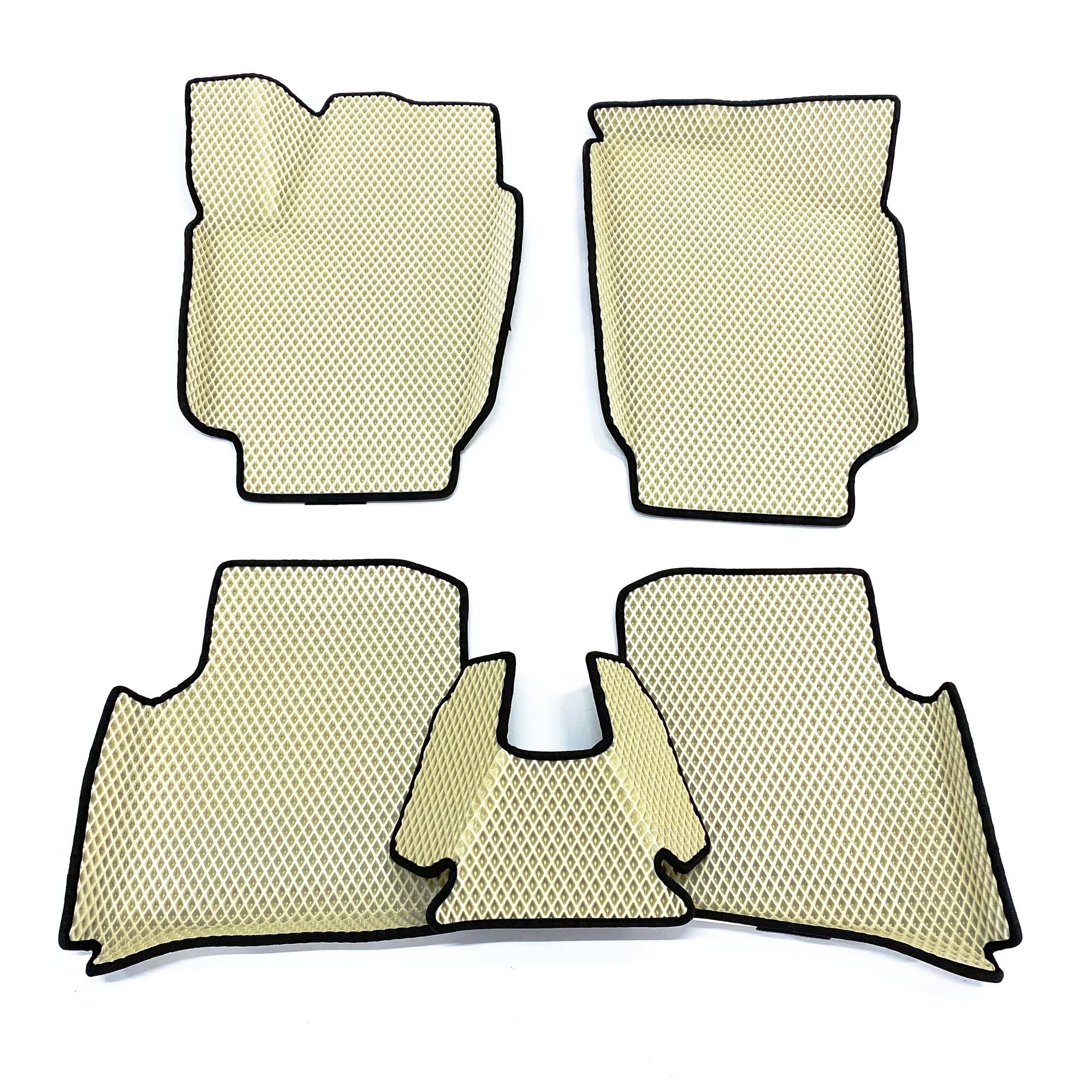 ЕВА коврики с бортами Фольксваген Поло в салон автомобиля Volkswagen Polo, седан, Mk5, (05.2008 - 07.2020)