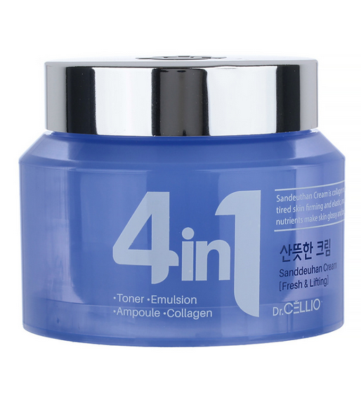 Крем Dr.Cellio для лица с коллагеном Dr. G50 4 In 1 Sandeunhan Cream Collagen, 70 мл