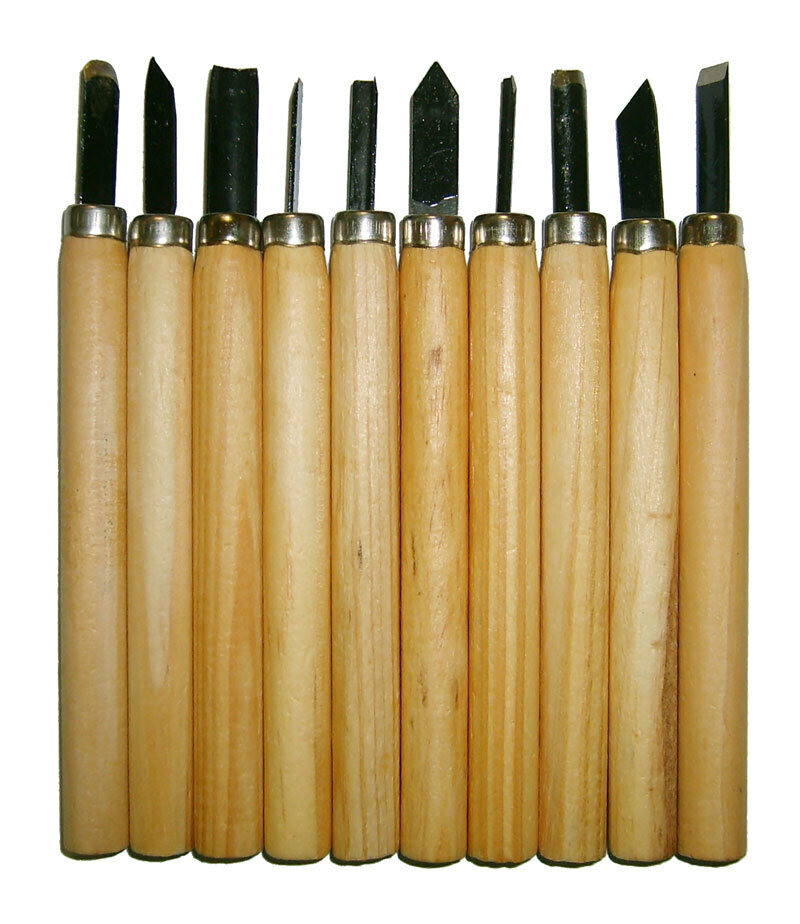 Набор стамесок по дереву 10предметов SKRAB 24163