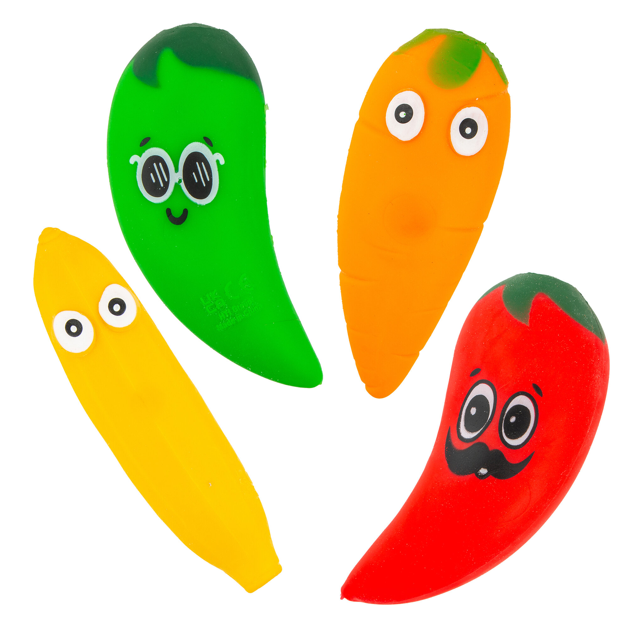 Игрушка-антистресс HTI сквиш Овощи фрукты