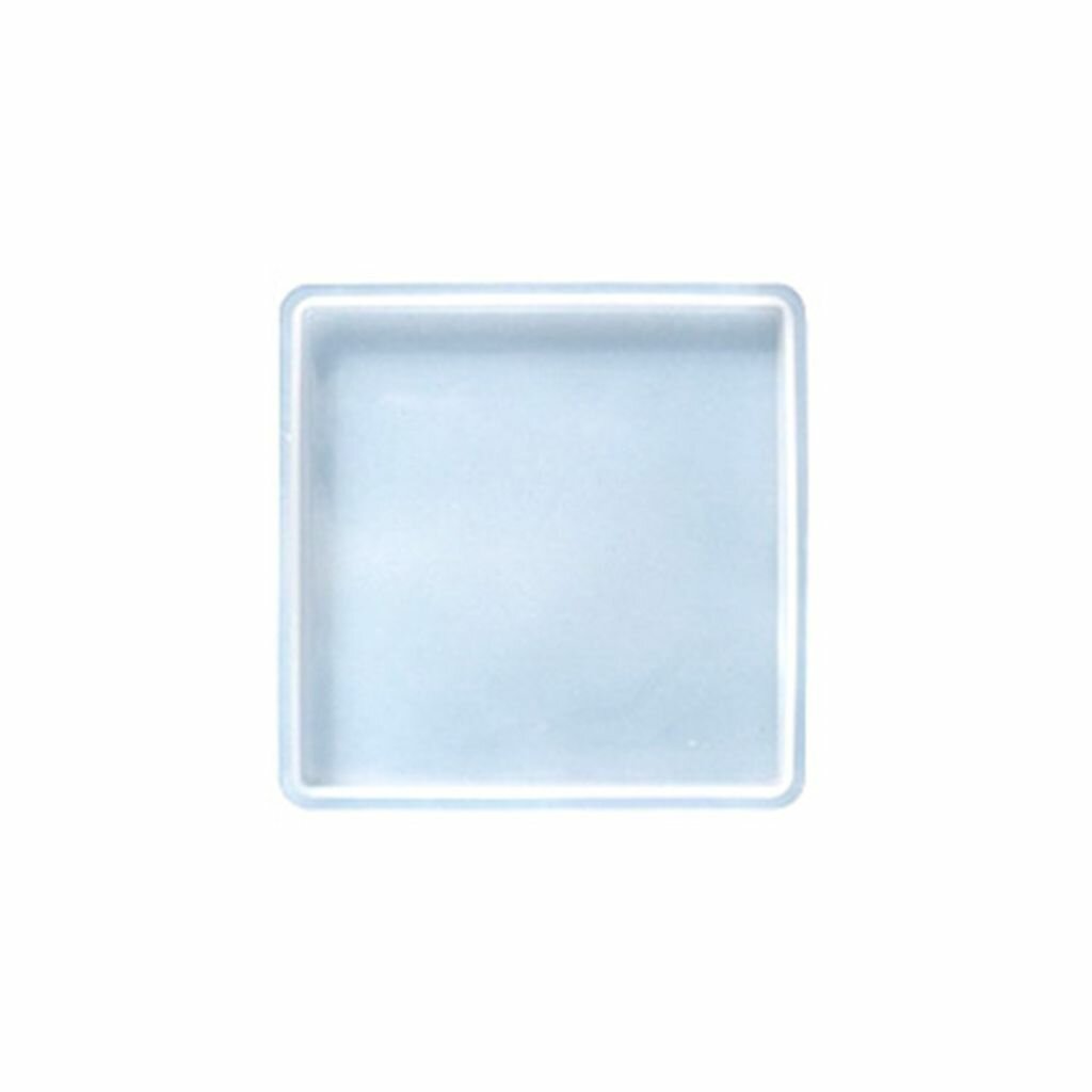 Силиконовая форма для хранения подставок Diy coaster-4-дюймовая квадратная подставка