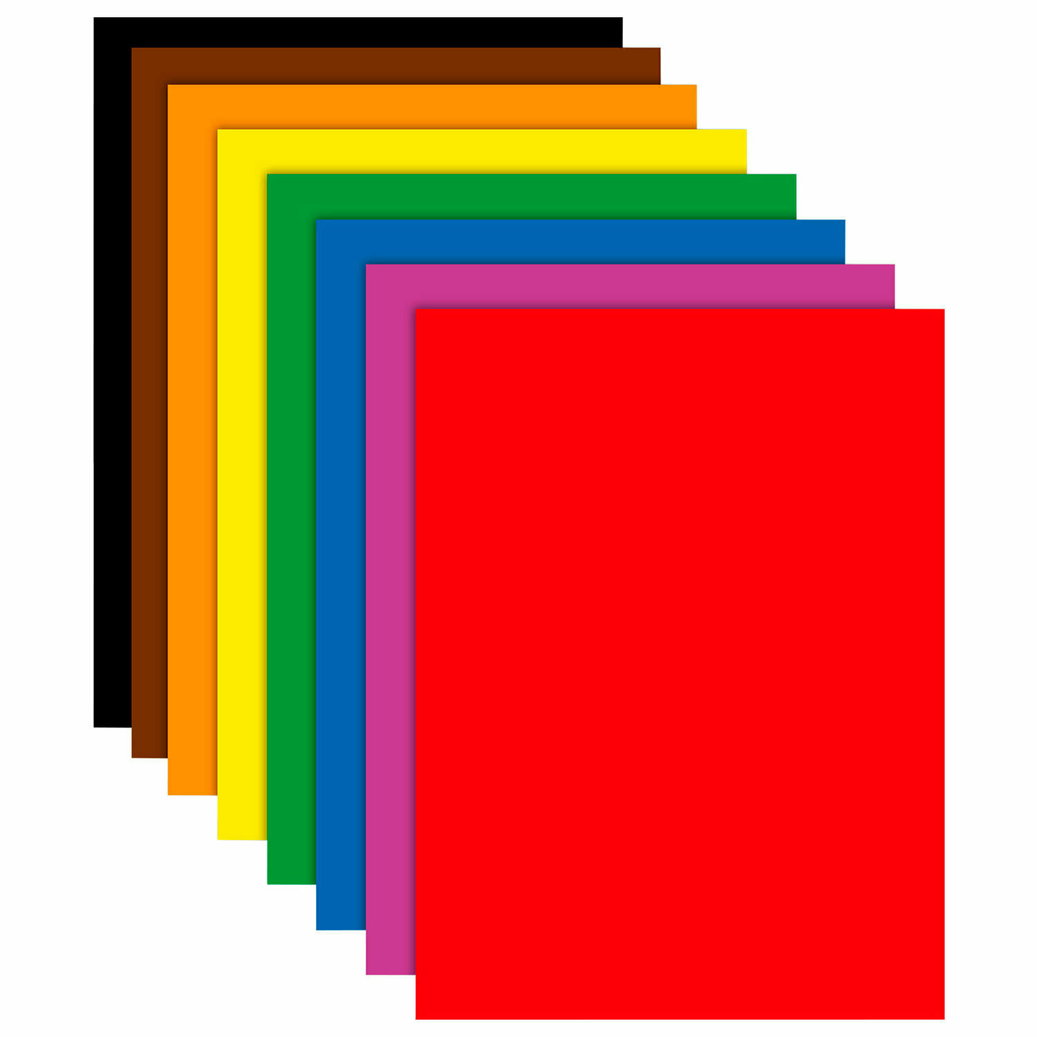 Упаковка 50 шт. Цветная бумага А4 офсетная, 8 листов 8 цветов, на скобе, BRAUBERG, 200х283 мм, "Лягушонок", 116624