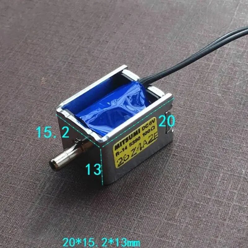 Однопозиционный электромагнитный выпускной клапан постоянного тока 6 В с электронным управлением для приборов для монитора артериального давления соленоидный клап
