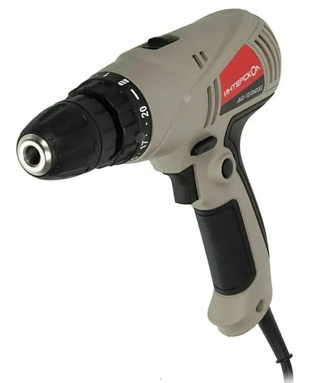 Сетевая дрель-шуруповерт Интерскол ДШ-10/260Э2