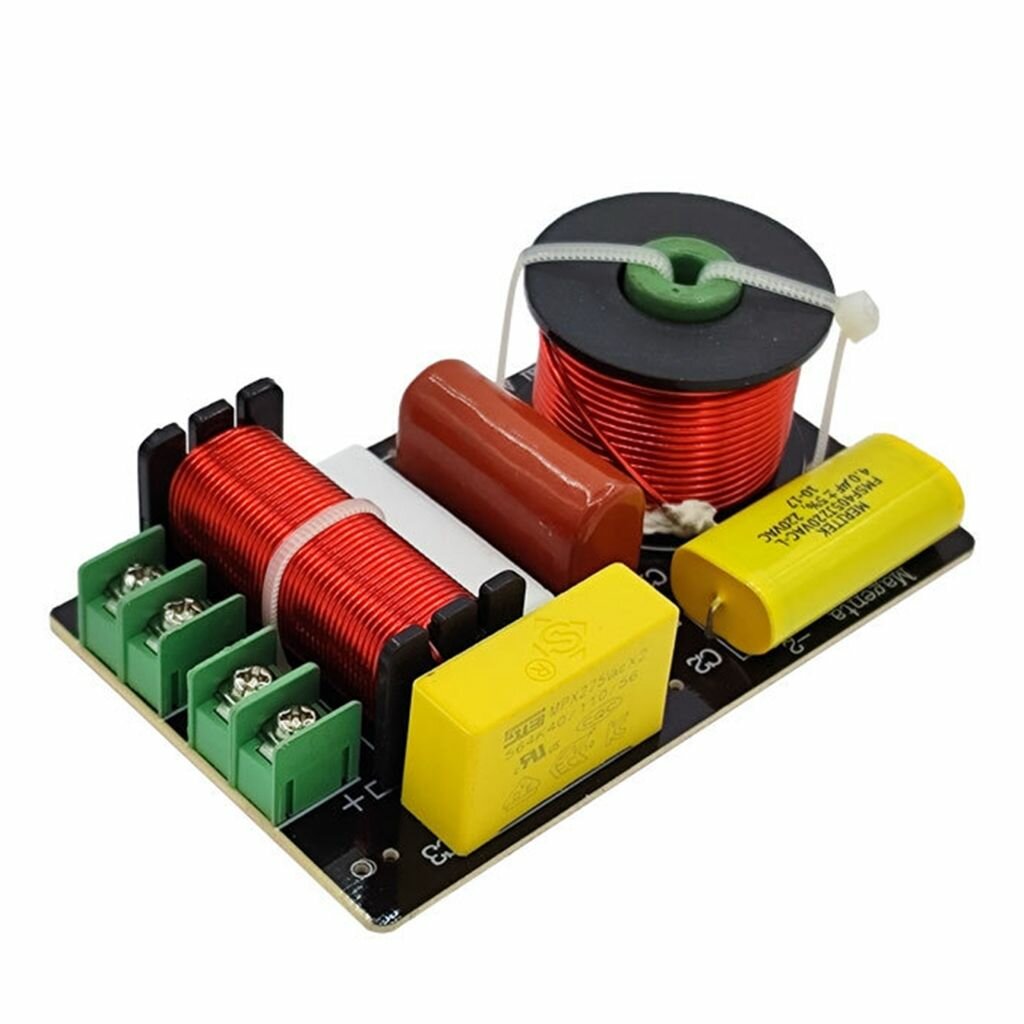 Запчасть для аудиотехники, Двухканальный кроссовер для акустики Aurelia класса люкс из Финляндии - модель A, конденсатор 3.3uF