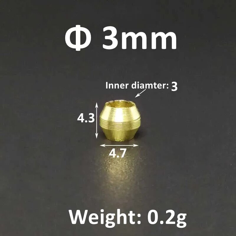 Латунные двойные конические наконечники 4 6 8 10 мм