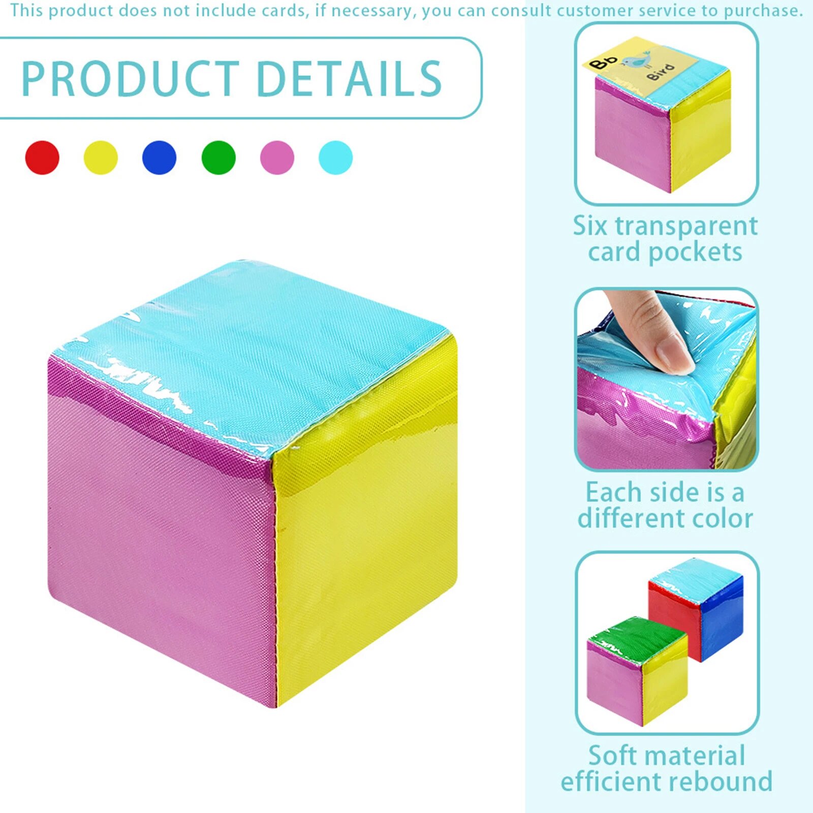 Plush Educational Dice MagiDeal — фото 1