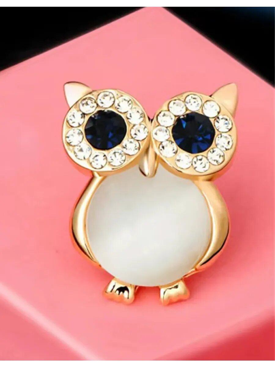 Брошь, стразы, кристалл