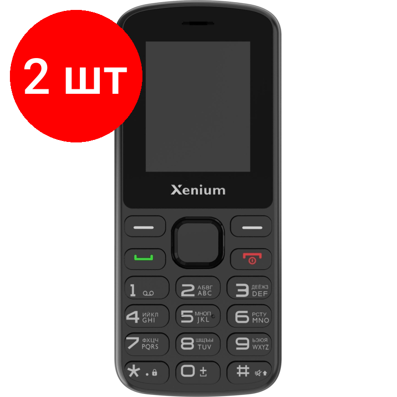 Комплект 2 штук, Мобильный телефон Xenium X170 Black