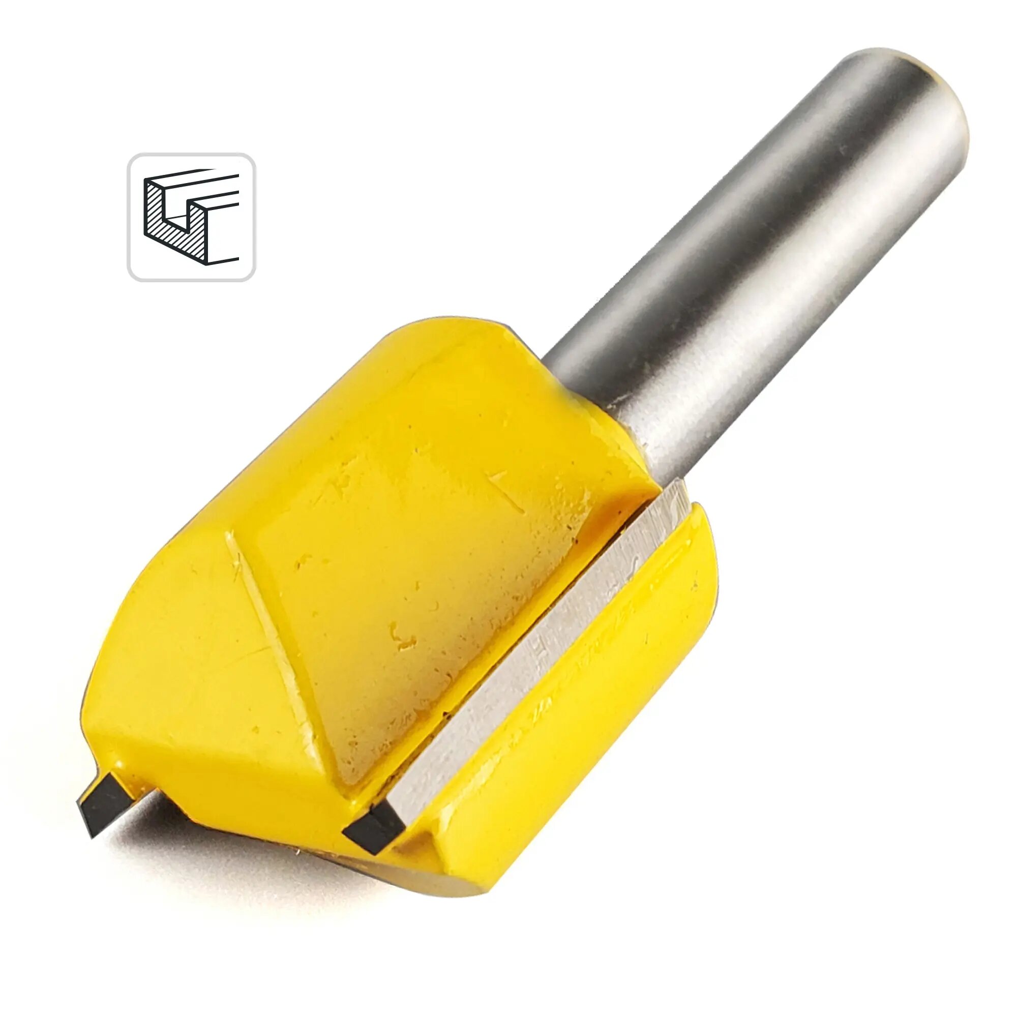 Фреза по дереву пазовая прямая 553306 20x19 мм, хвостовик 8 мм, для обработки древесины