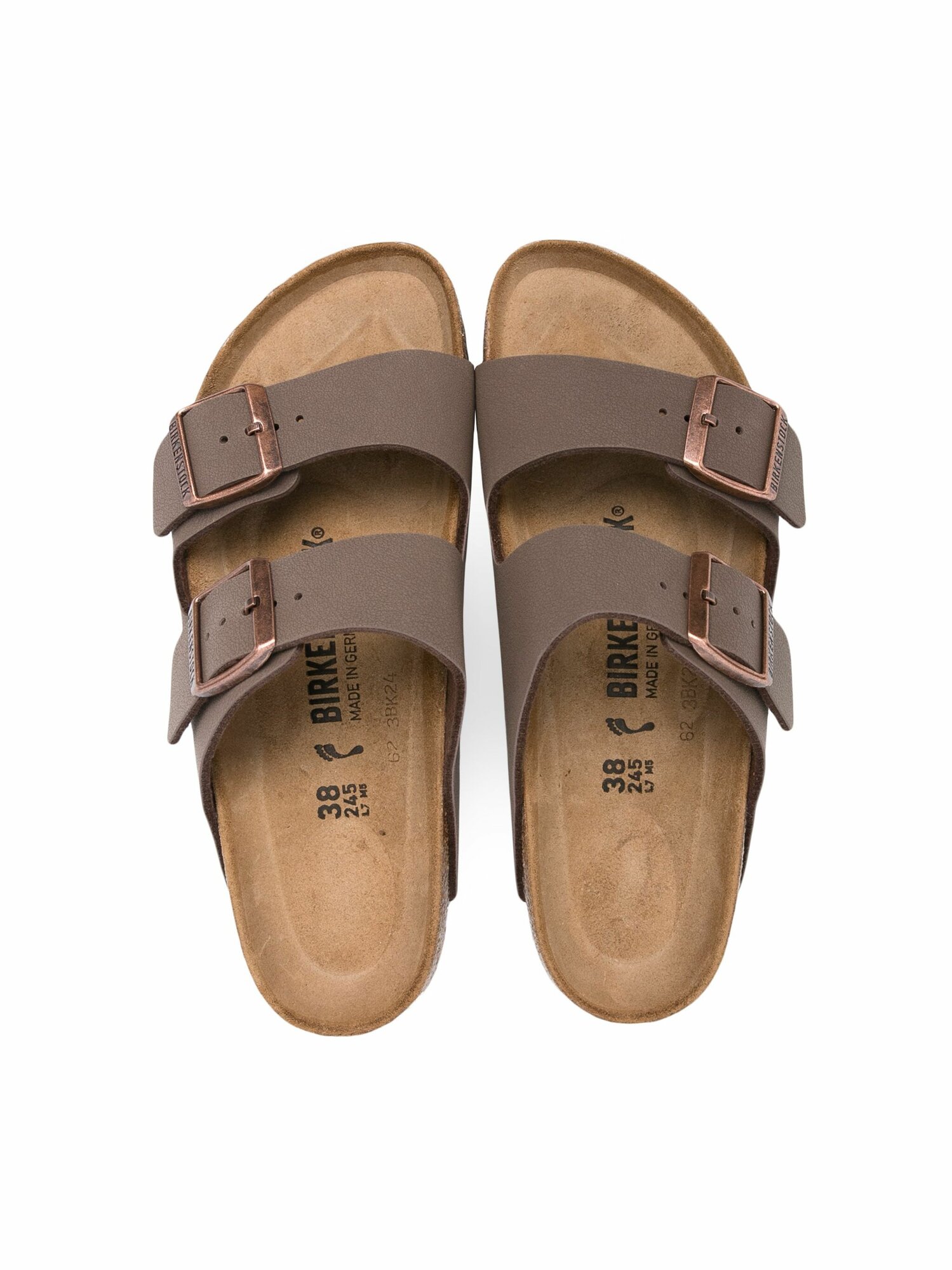 Сандалии Birkenstock Arizona, размер 37 EU, коричневый — фото 1