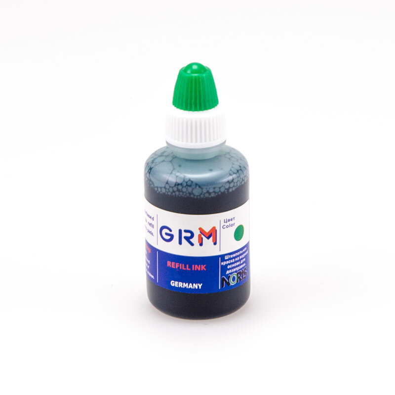 GRM Штемпельная краска зеленая 30 мл