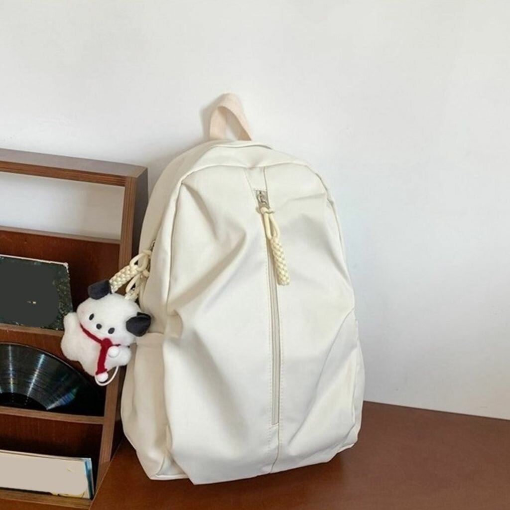 Повседневный рюкзак в американском стиле Харадзюку-Белый-маленький