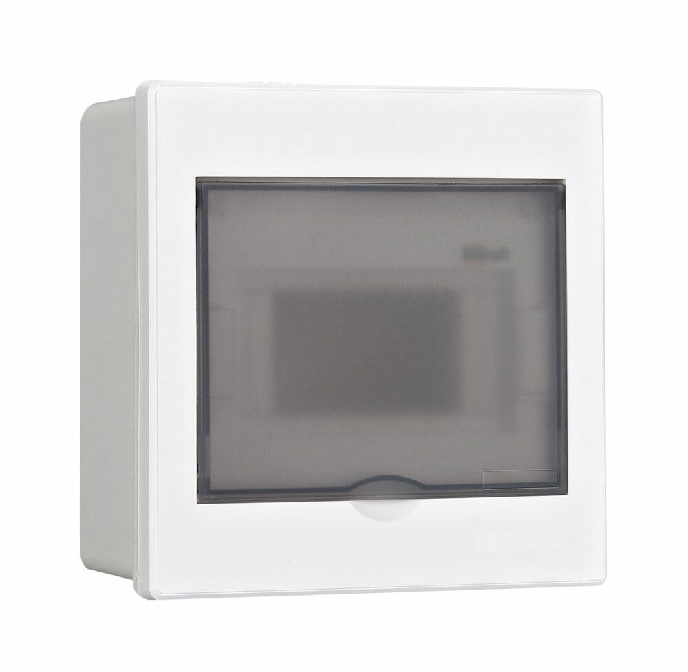 Dekraft Корпус пласт. встраиваемый прозр. дв. 1 ряд 6 мод. IP41 ЩРВ-П