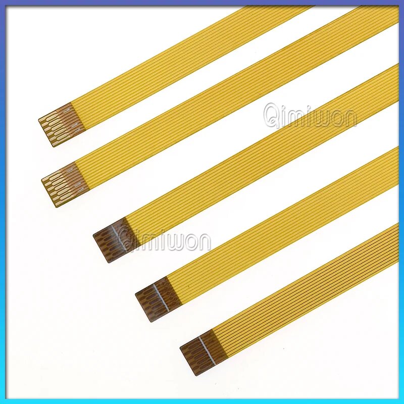 Гибкий плоский кабель FPC FFC 0.3 мм, 7/9/11/13/15/17/19/21/23/25/27/31/33/35/39/41/45/49/51/57/61/71 Pin 15 Pin, length-120mm, A-Forward Direction