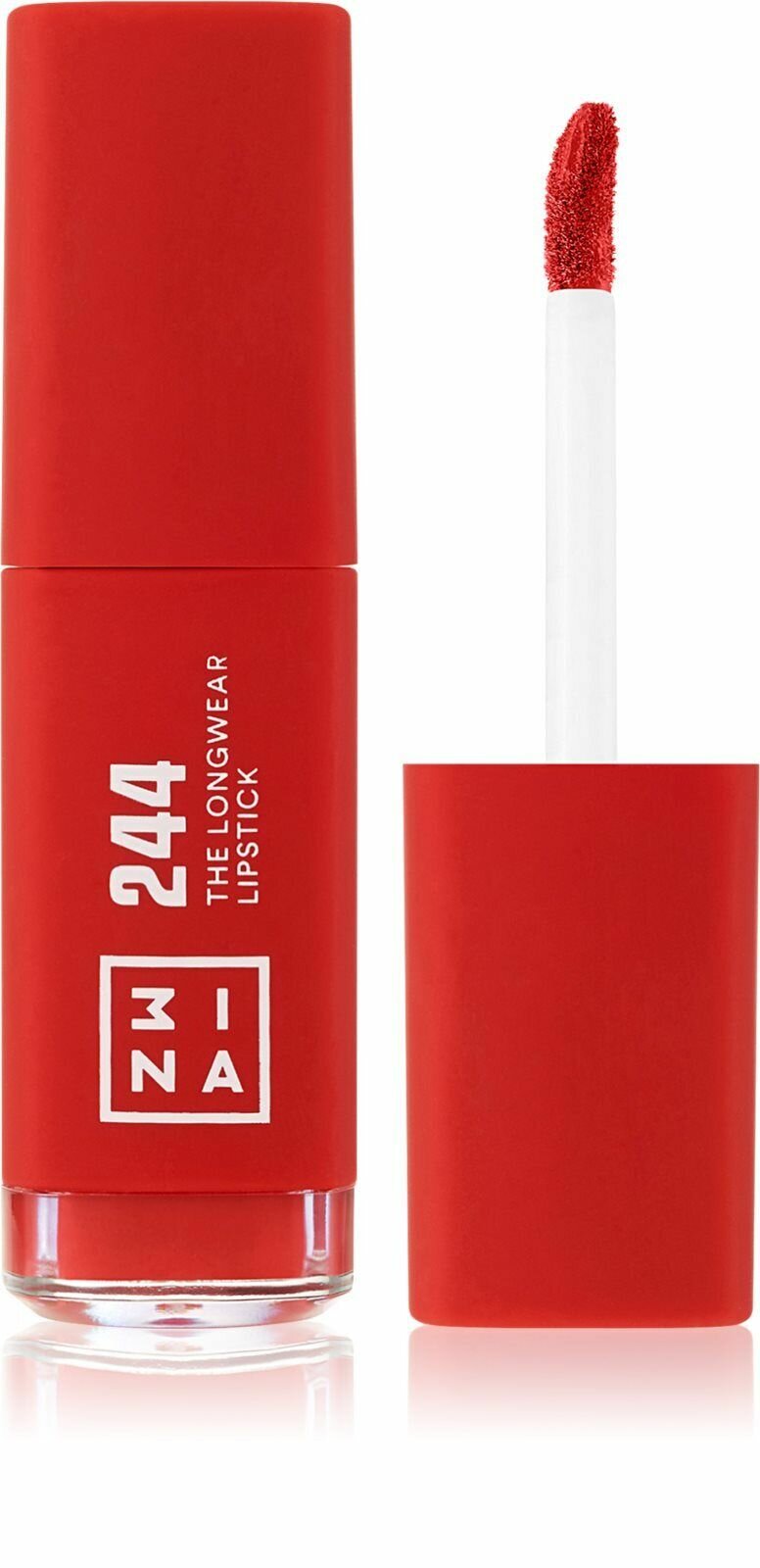 Стойкая жидкая помада 3INA The Longwear Lipstick оттенок 244 - Red 6 ml