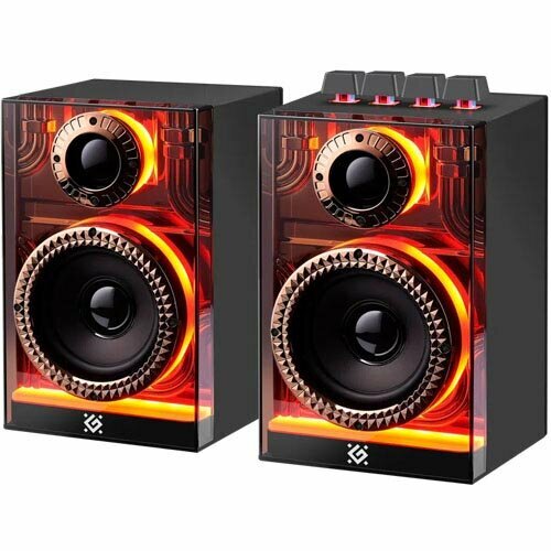 Колонки Defender Futuro Bluetooth 5.3 питание от usb, 20 Вт . подсветка