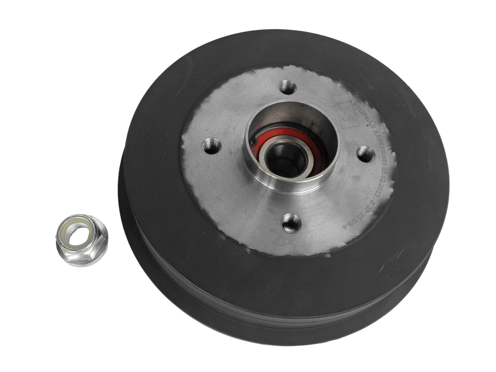 Барабан тормозной лада Vesta задний в сборе с подшипником (1шт.) Автореал