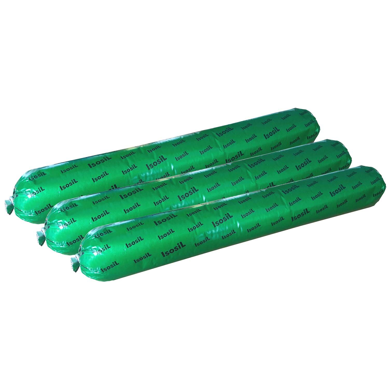 Профессиональный силиконовый герметик нейтральной вулканизации ISOSIL S406, бесцветный, 600 мл. (комплект 3 шт.)