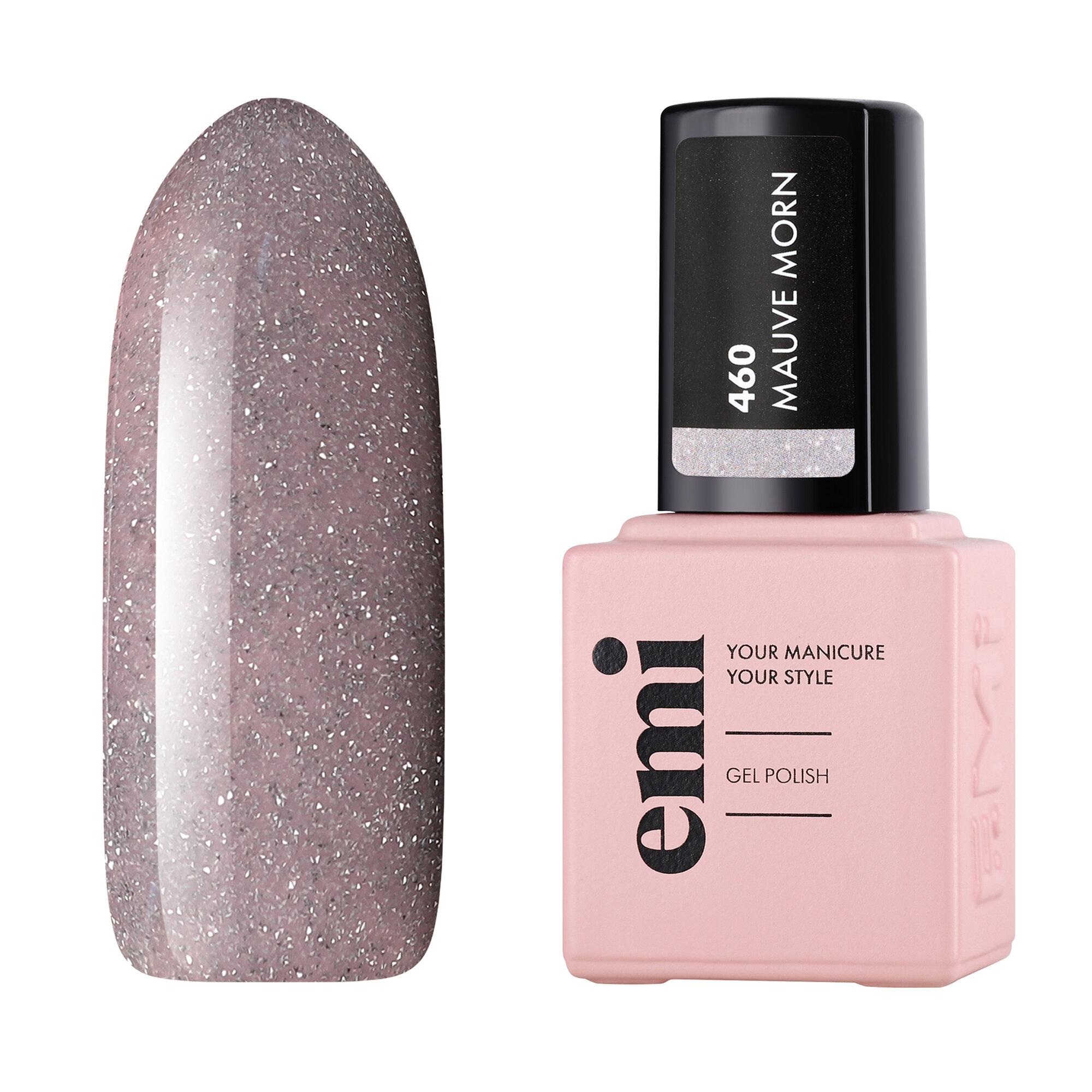 Гель-лак EMI "Лиловое Утро", светоотражающий, для ногтей, 9мл