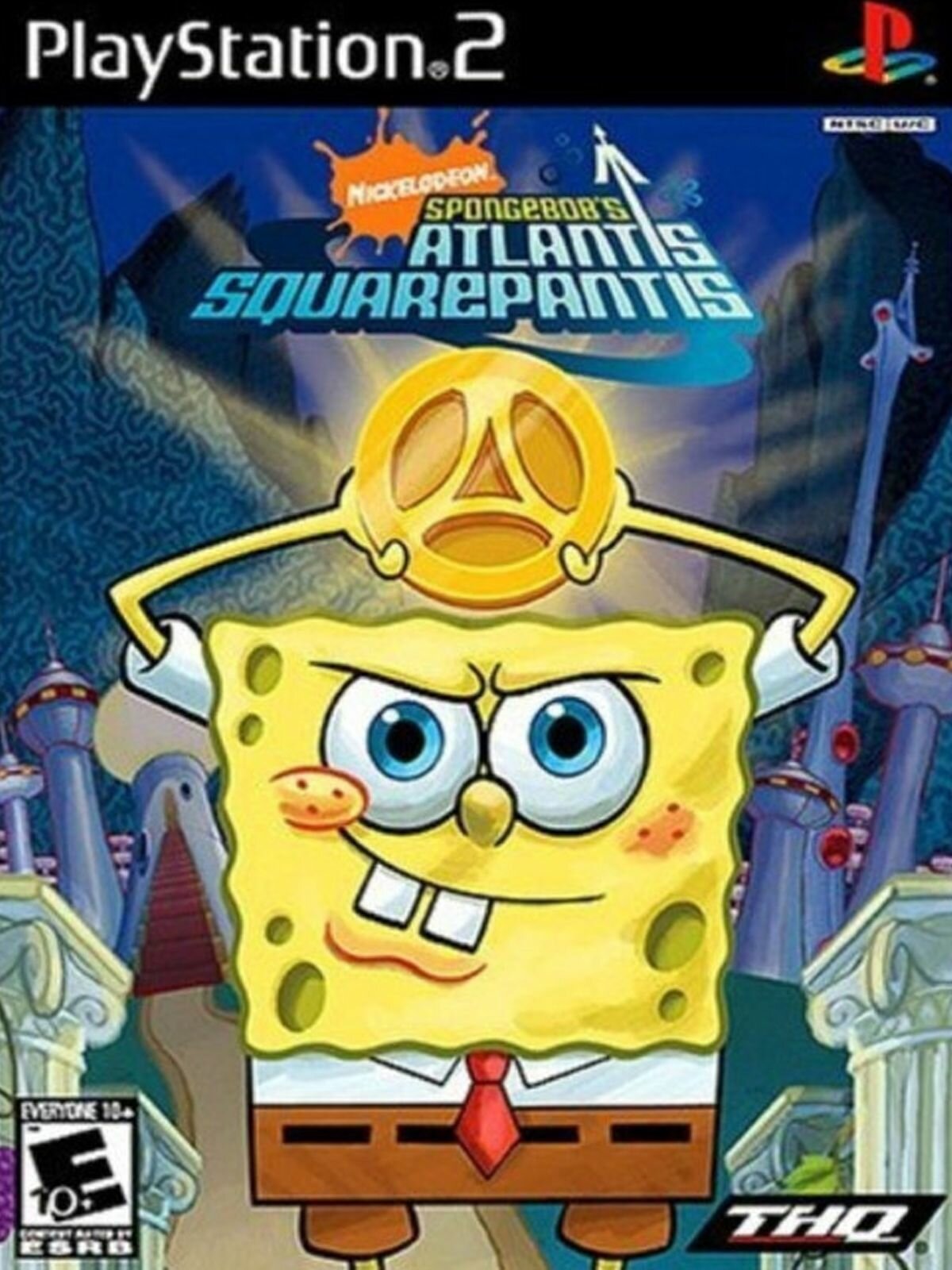 SpongeBob Atlantis SquarePantis Губка Боб Квадратные Штаны ENG Видеоигра на диске PS2. Товар уцененный