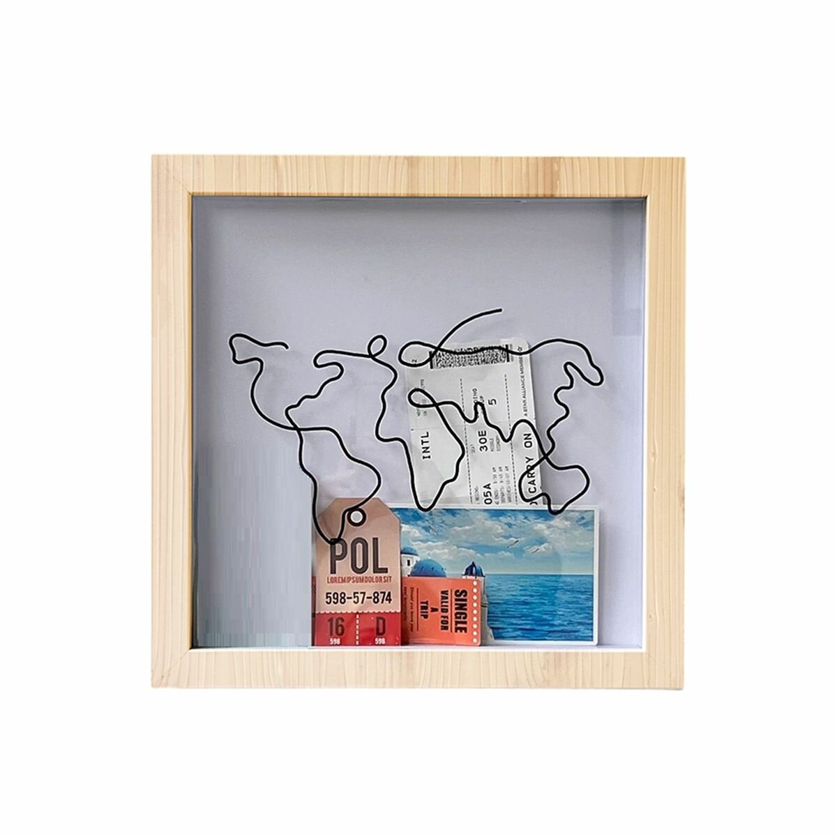 Теневая рамка для фотографий на стене и столе. Корешки билетов. Коробка архива приключений / подвесные памятные вещи, награды S A