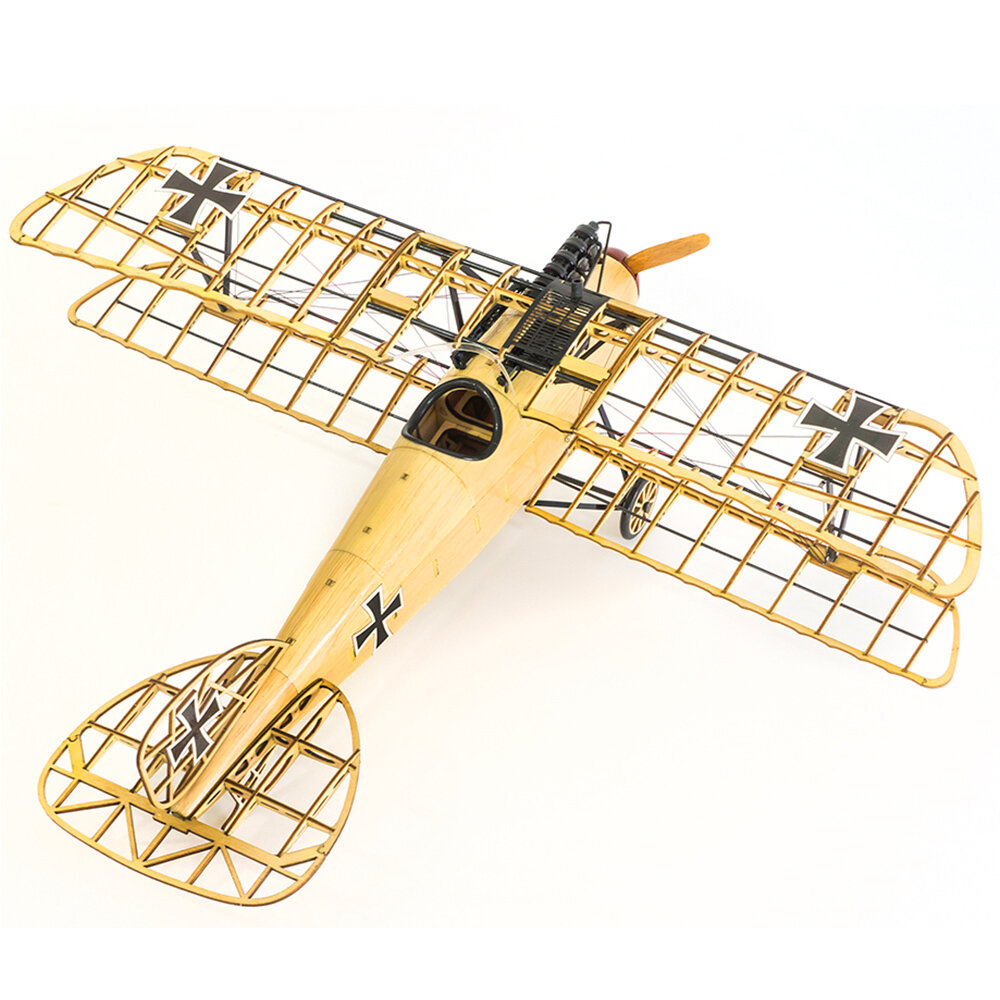 Модель самолета Dancing Wings Hobby VS02 1/15 из дерева, статический, для детей и взрослых, набор Альбатрос 500мм, сборка своими руками