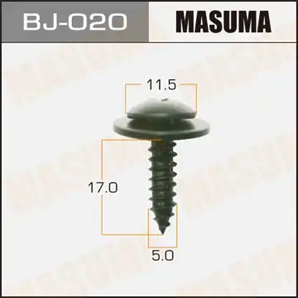 MASUMA BJ-020 саморез 5x17мм, набор 10шт