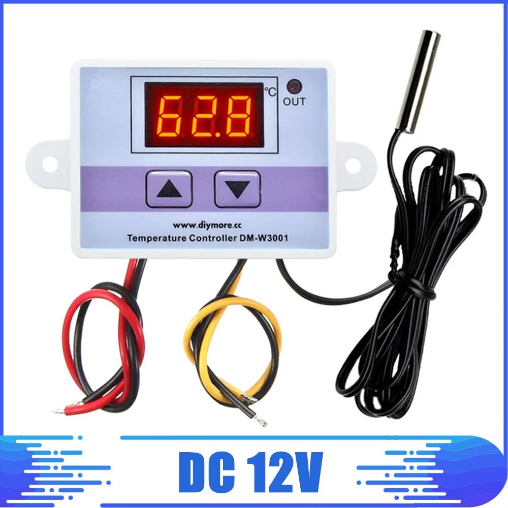 Регулятор температуры DM-W3001, DC 12V