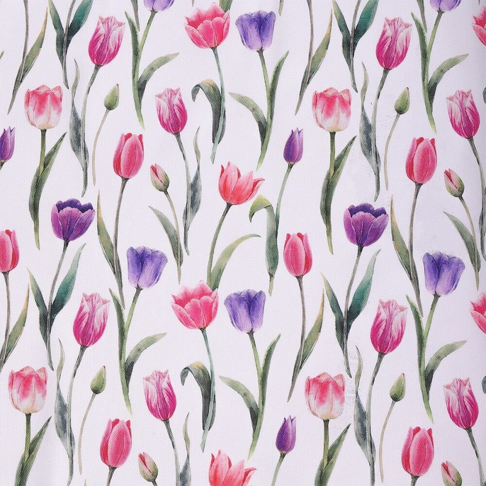 Ткань IDEAL Габардин 140 г/м2, 100% полиэстер, ширина 150 см, цвет белый рулон 25 м