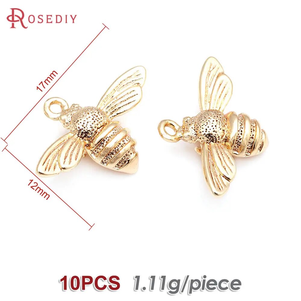 Подвески Rosediy латунь 18-каратное золото