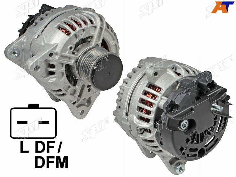 . SAT Генератор для RENAULT DUSTER 10-/SCENIC 05-/JUKE 10-/MEGANE 1.5D/1.6 03- K4M/K9K 12V 150A