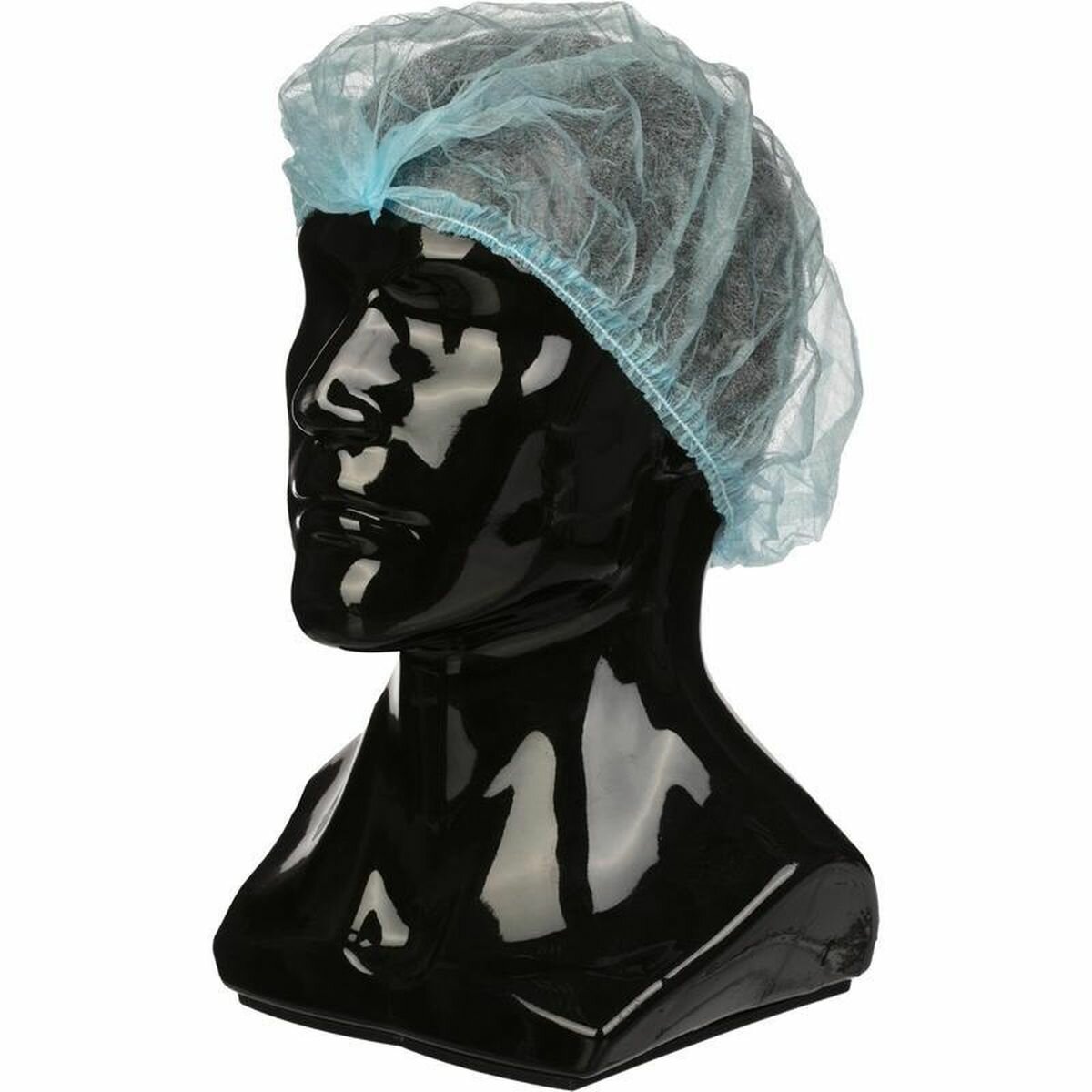 Шапочка-клип одноразовая "Шарлотта" голубая, спанбонд, 100шт, 10 уп.