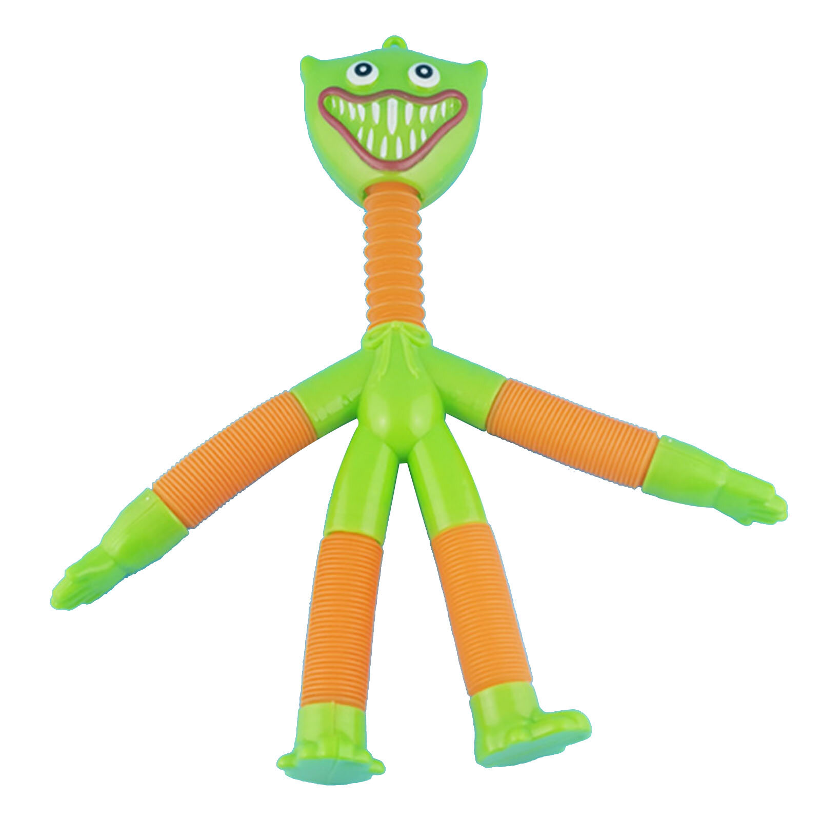 Длинная эластичная трубка-антистресс, интересная расширяющаяся игрушка для сенсорного восприятия, подходит для спальни, зеленого цвета.