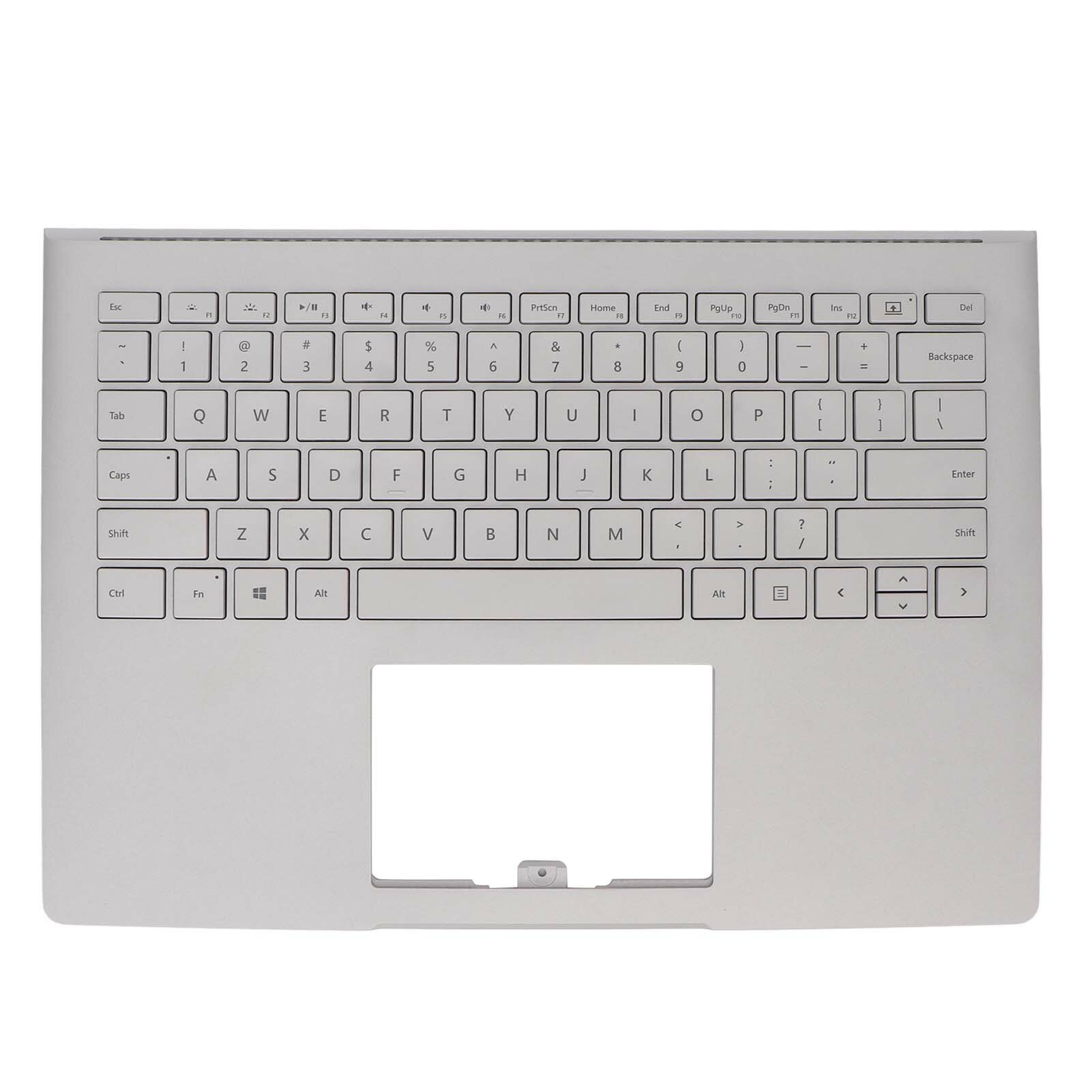 Замена ноутбука клавиатура для Microsoft для книги 1 -й 1703 1704 1705 1706 Быстрый ответ ABS Base Base Base Silver