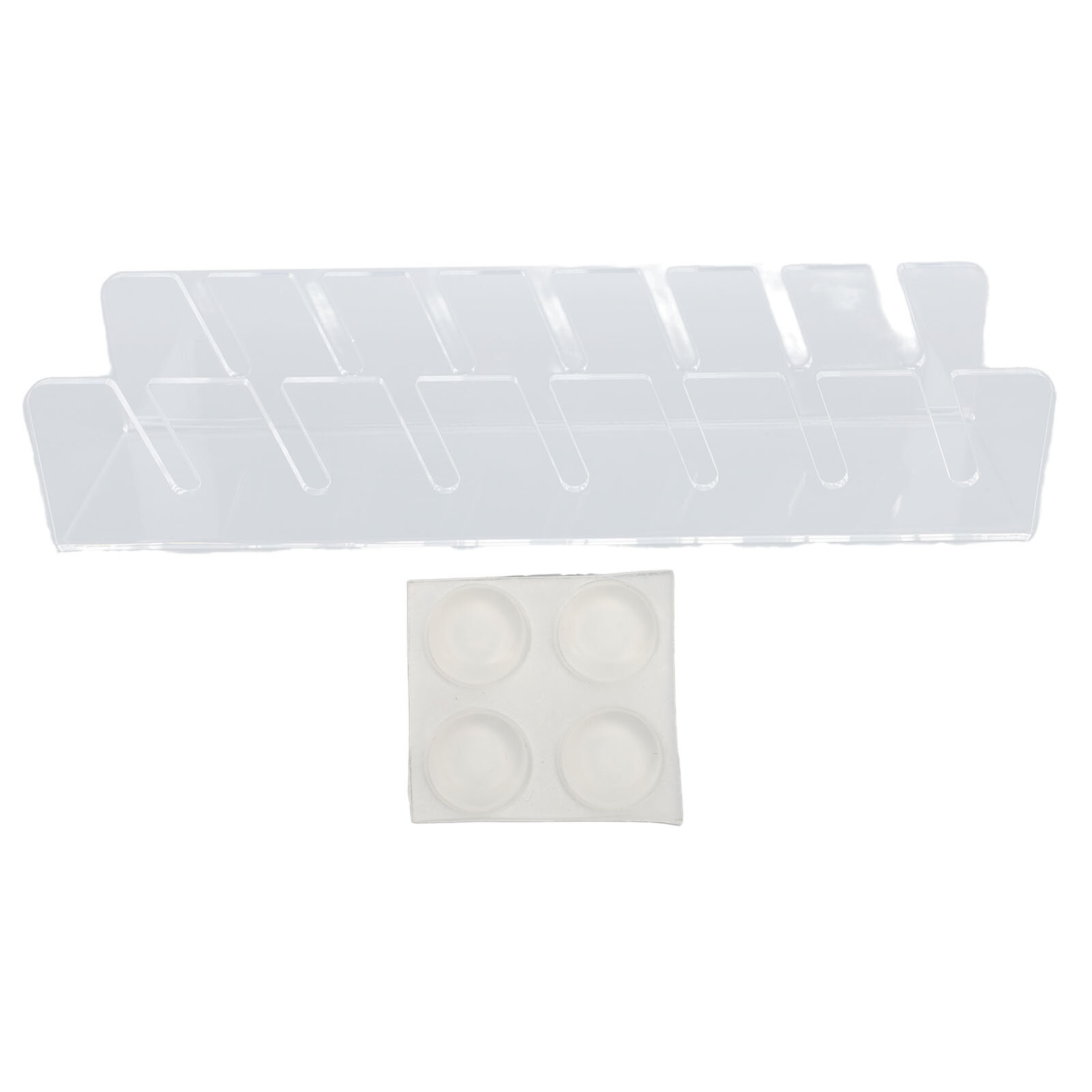 Стойки дисплея шляпы держат 7 бейсбольных шапок вертикальный дисплей акриловый организатор бейсболки для шкафной спальни прозрачный