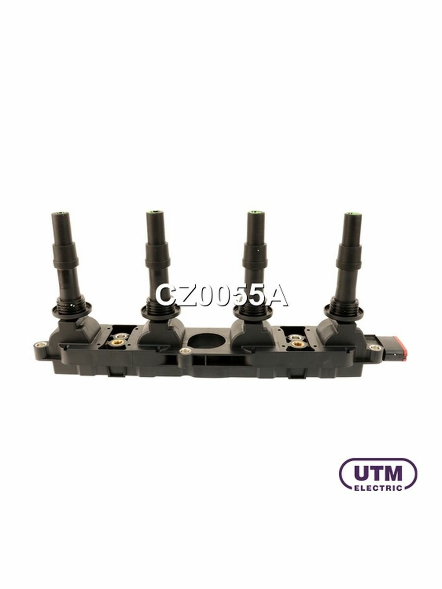 Катушка зажигания UTM CZ0055A, для Opel, Saab, Vauxhall, металл, термопластик, чёрная