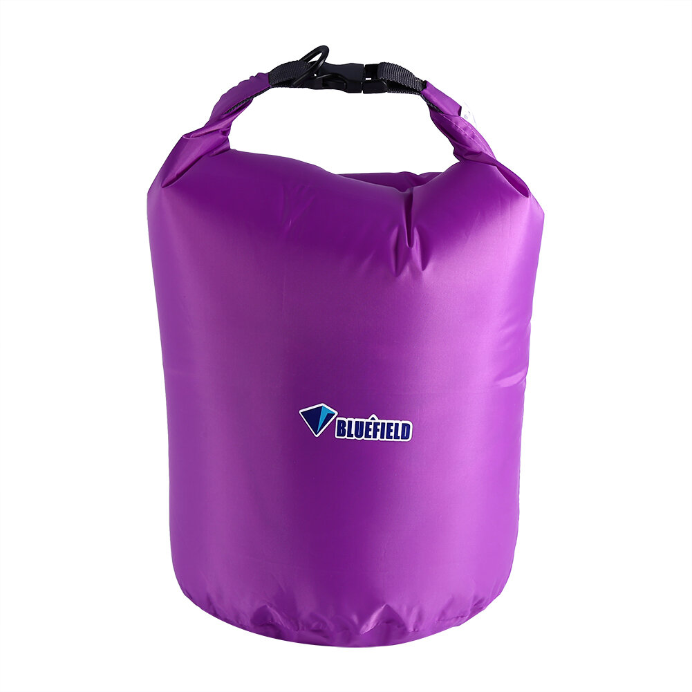 20L Foldable Waterproof Storage Bag Pouch For Camping Boating Fishing Rafting(20L Purple)
