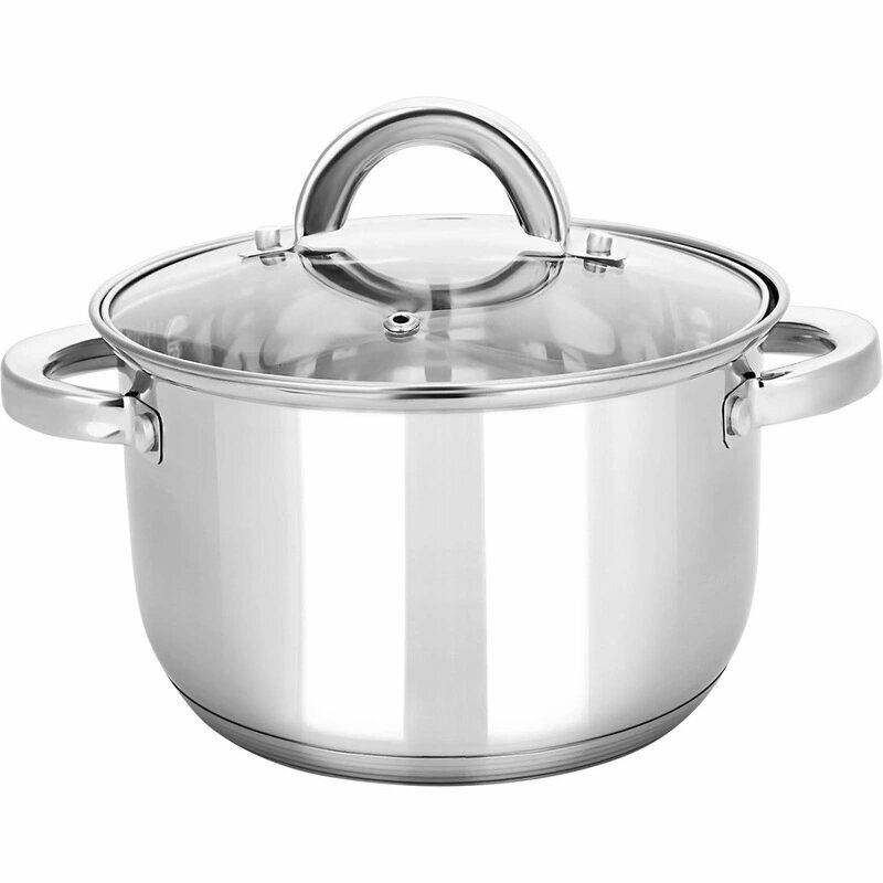 Кастрюля нерж Rondy 3,9л , D=21,5cм, SH07393