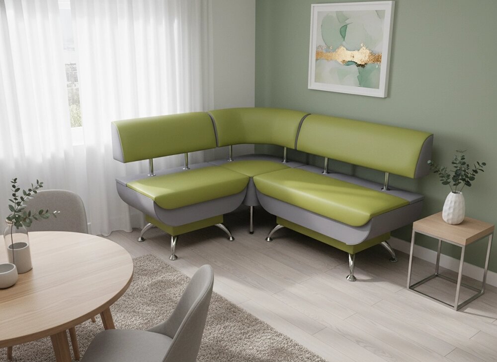 Кухонный уголок с двумя ящиками «Лира-2» экокожа domus