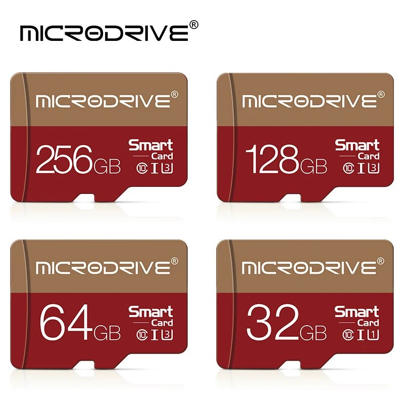 MicroDrive microSD карта памяти 4ГБ-256ГБ