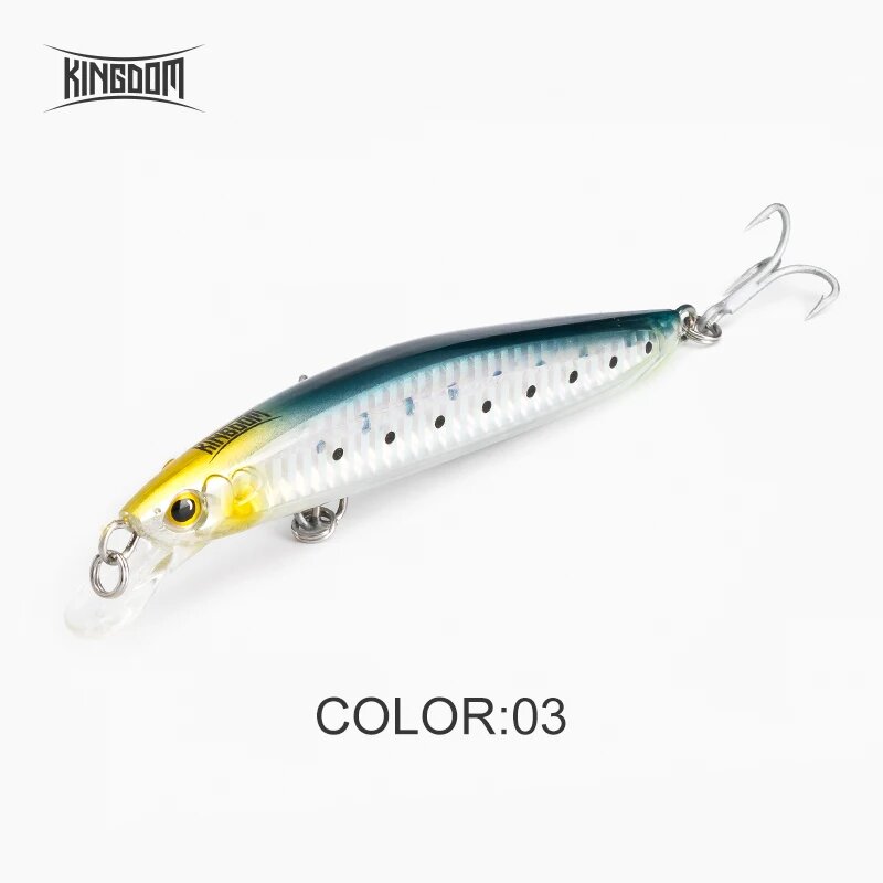 Kingdom Sea Jerkbaits Minnow, Цвет: 7502-03